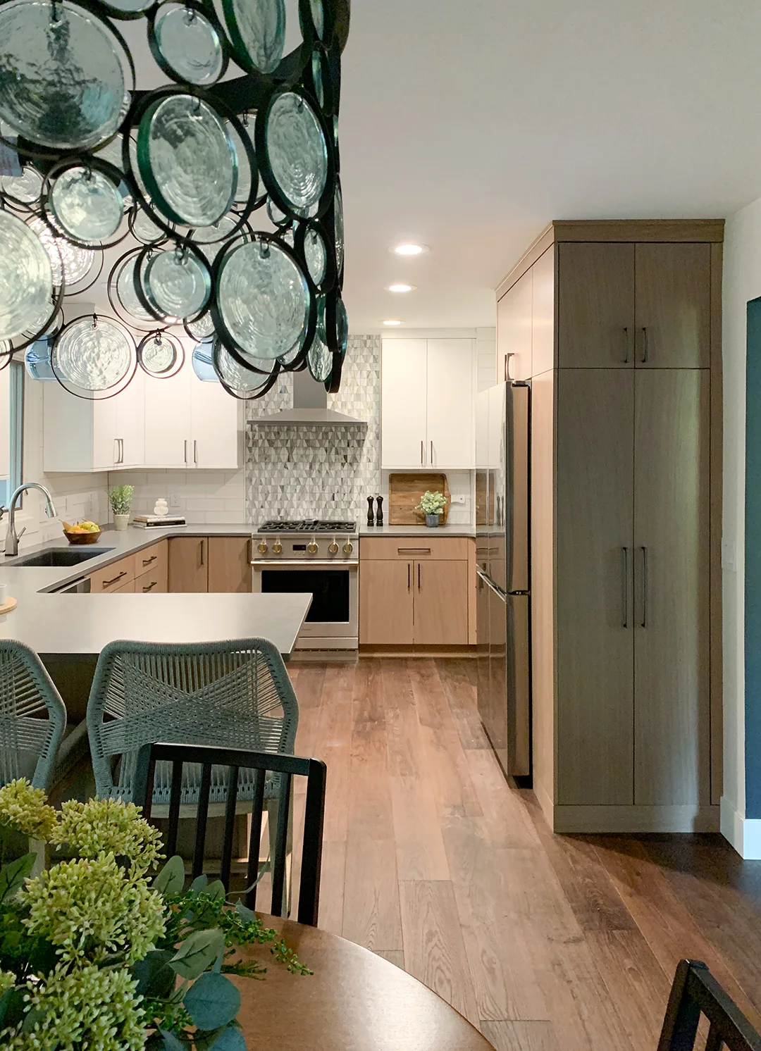 Two-toned Mid-Century Kitchen | Revival House